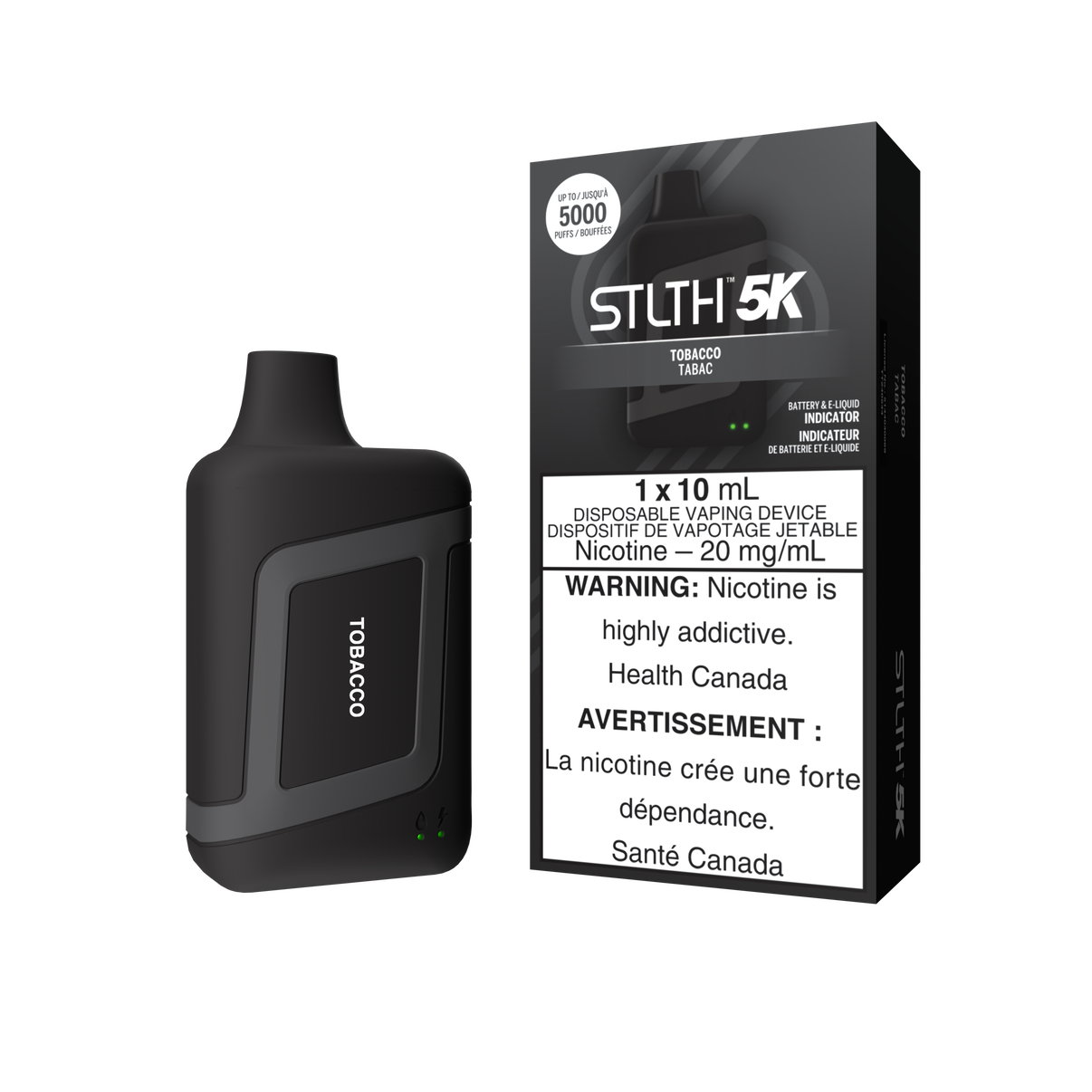 STLTH 5K - Tobacco – STLTH VAPE
