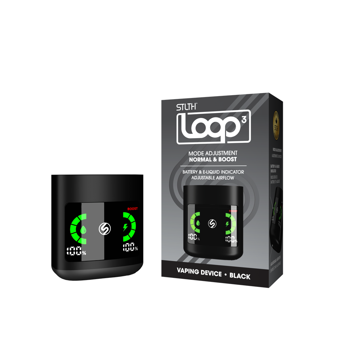 STLTH LOOP 3 Device Type C - Black – STLTH VAPE