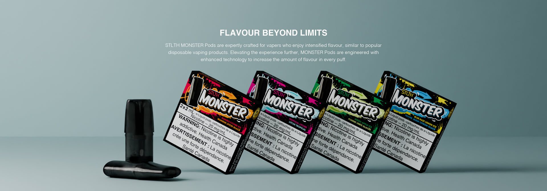 Learn more Monster Pods – STLTH VAPE