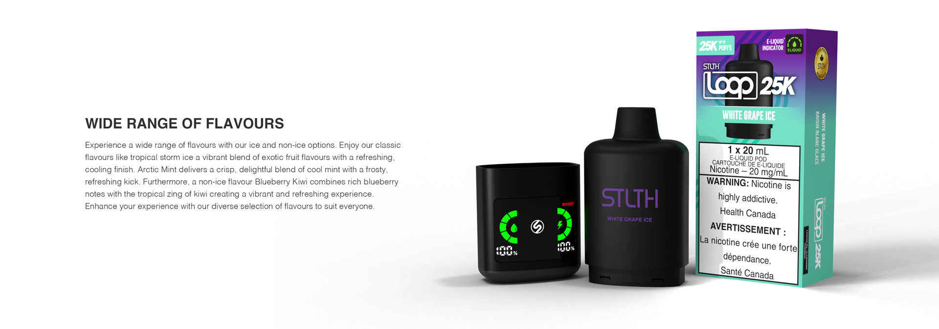 Learn more Loop 25K – STLTH VAPE