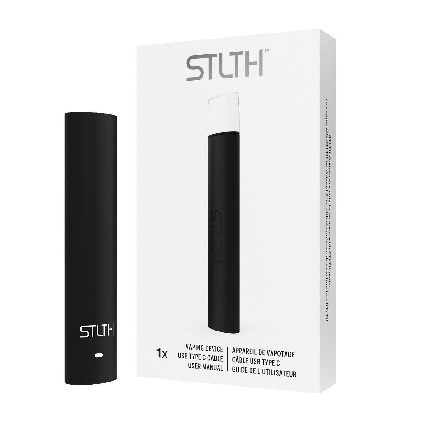 STLTH Device Type C - Black – STLTH VAPE